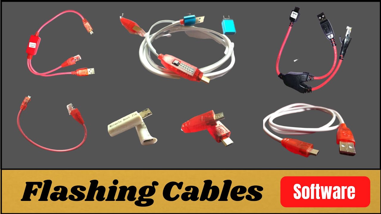 Flashing Cables for Mobile Software - YouTube