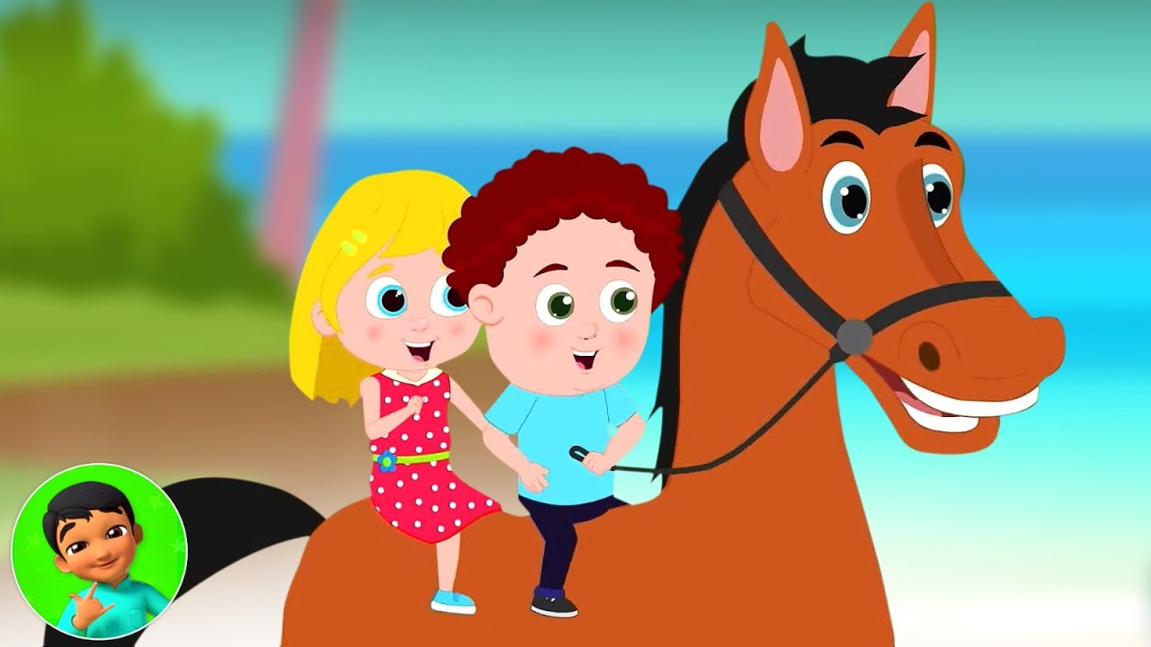 Chal Mere Ghode, बंदर मामा पहन पजामा, Hindi Nursery Rhymes and Baby ...