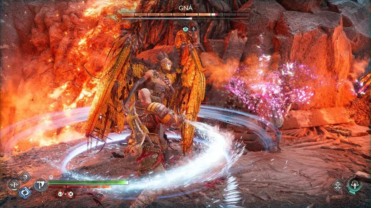 God of War Ragnarök | GNA Valkyrie queen boss fight - YouTube