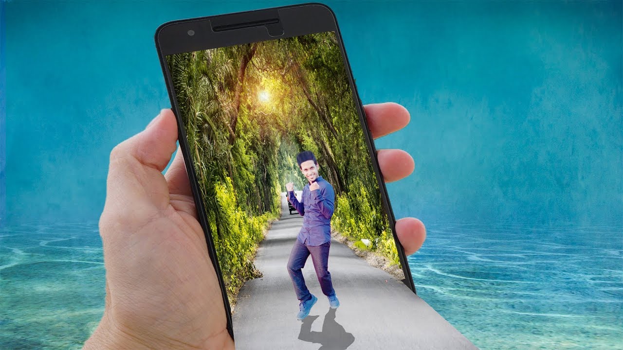 How to Create 3D Mobile Pop Out Effect in Photoshop - YouTube