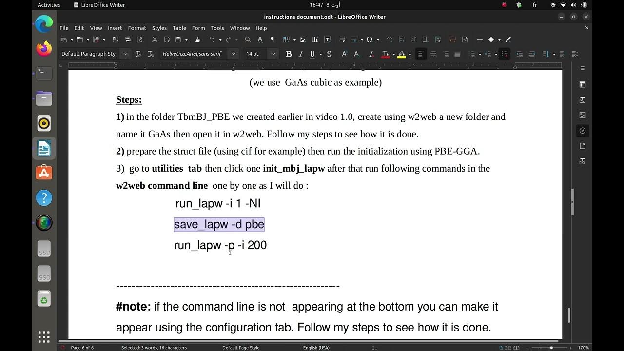 Wien2K SCF Calculation using TB-mBJ PBE - YouTube