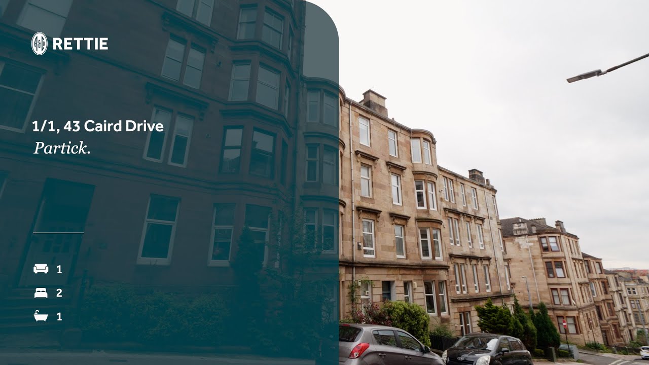 Flat 1/1, 43 Caird Drive, Partick, Glasgow, G11 5DX - YouTube