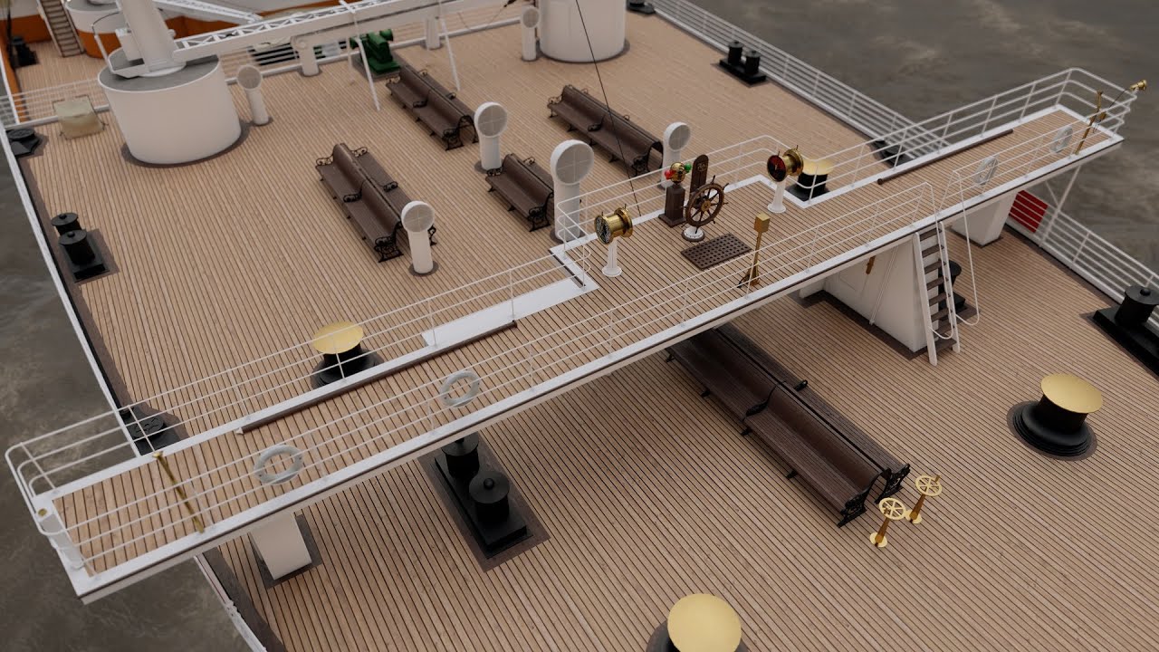 Titanic Animation - Docking Bridge - YouTube