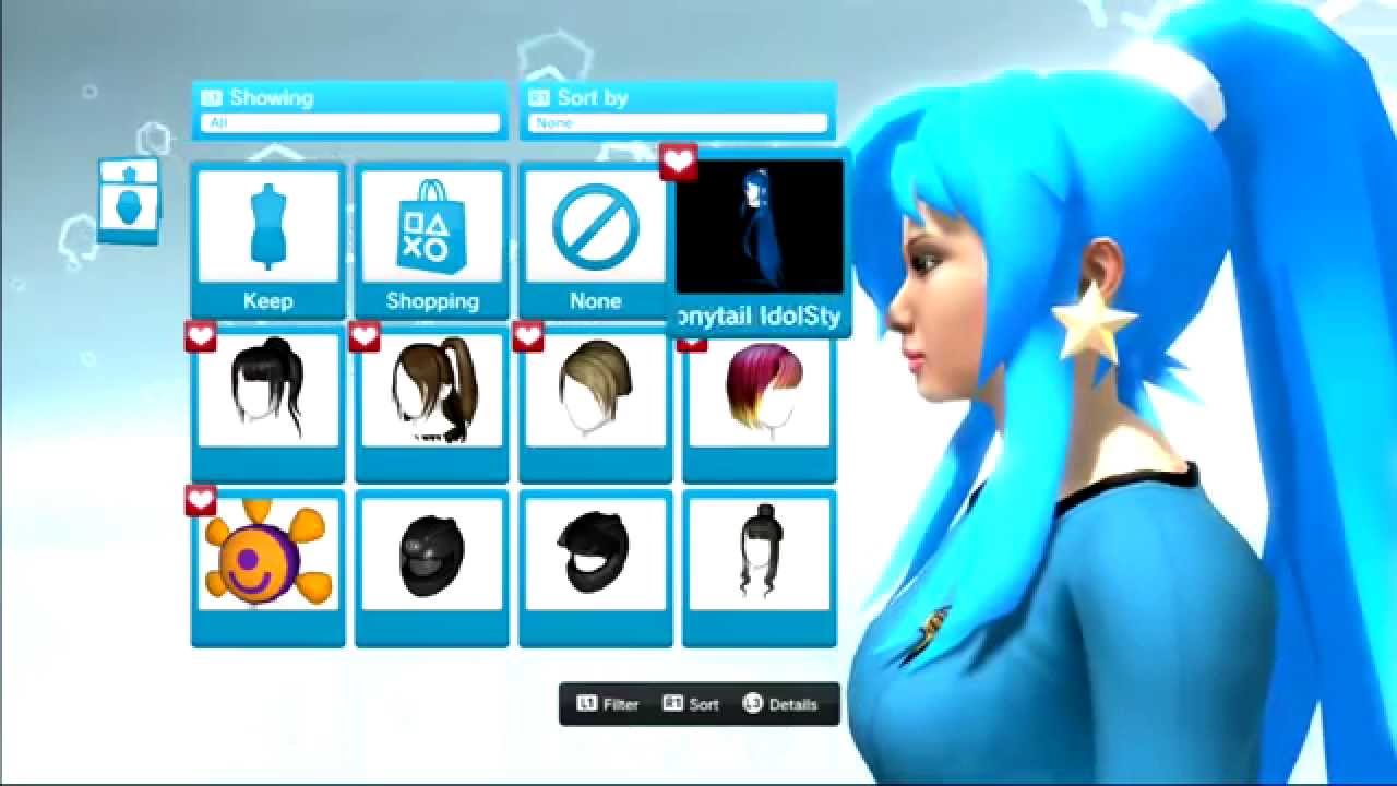 Hairstyles for female avatar - Playstation Home - video 2 - YouTube