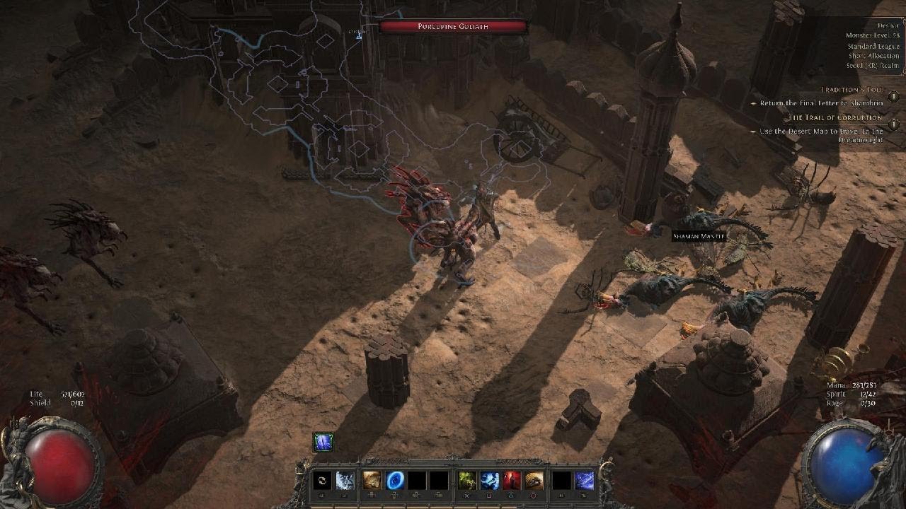 poe2 ~ find lailuma's body somewhere in deshar - YouTube