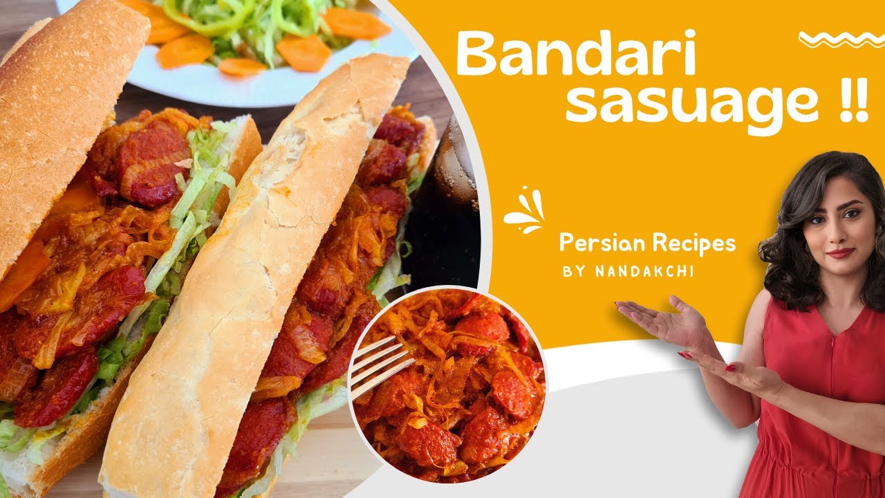 A most popular Iranian street food, called Sosis Bandari - YouTube