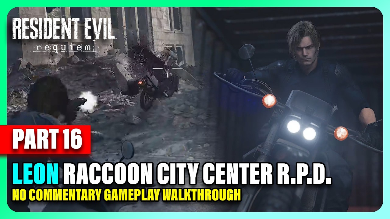 Resident Evil Requiem Part 16 - Leon Raccoon City Center R.P.D. - YouTube