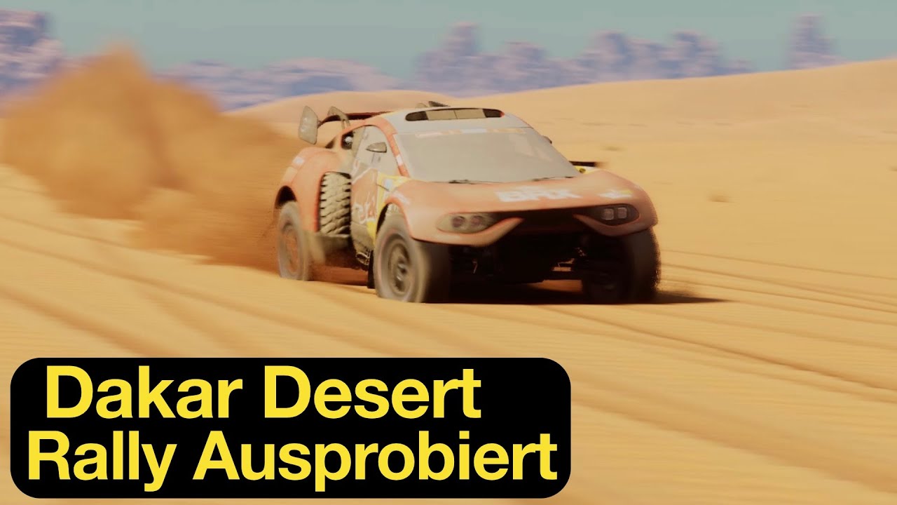 Mit 200 km/h durch die Wüste: Dakar Desert Rally ausprobiert [4K ...