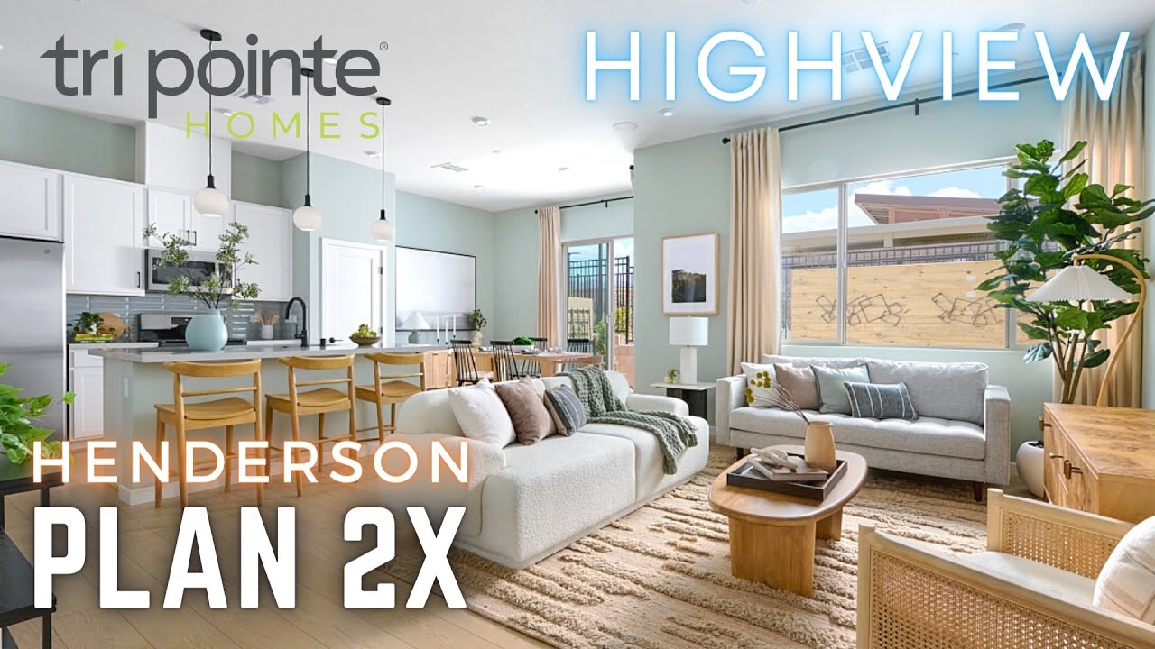 Highview by Tri Pointe Modern Townhomes for Sale in Inspirada ...