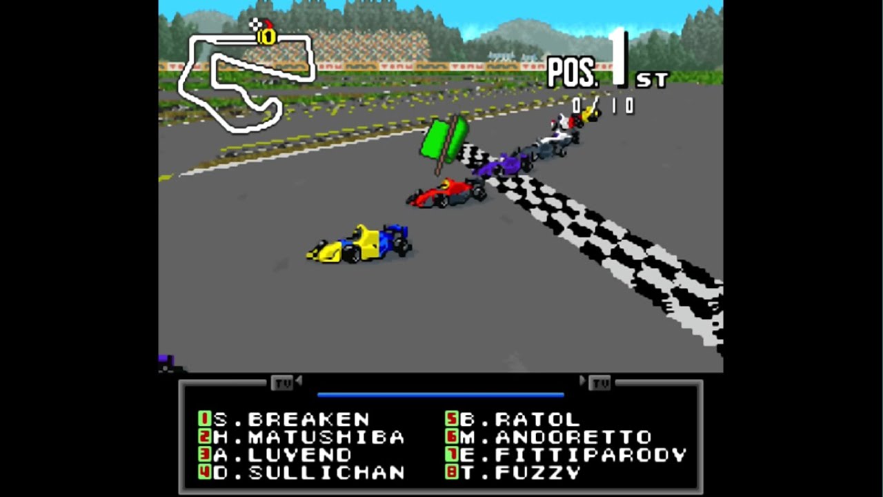 Super Indy Champ - SNES - YouTube