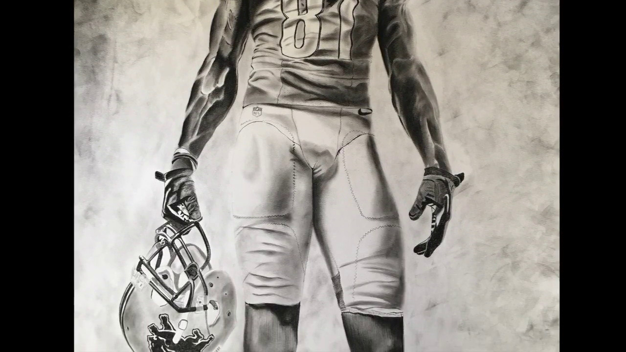 Drawing Calvin Johnson - YouTube