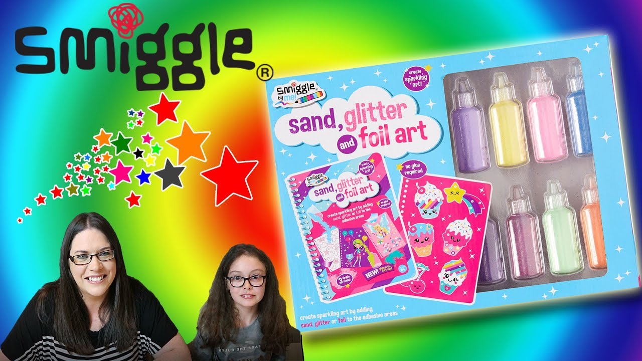 SMIGGLE SPARKLING ART, SAND GLITTER & FOIL MAKE & DESIGN| Little Kelly ...
