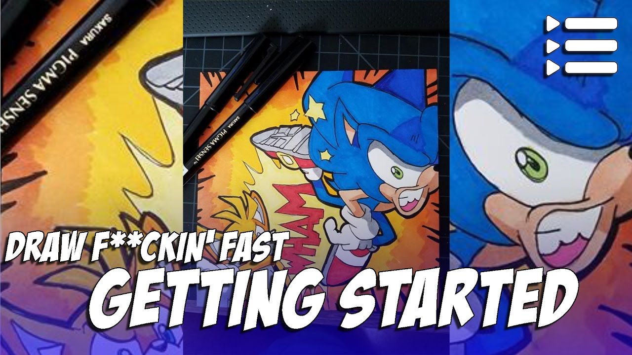 Draw F**CKIN' Fast Ep. 1 - Getting Started w/ Drawing - YouTube