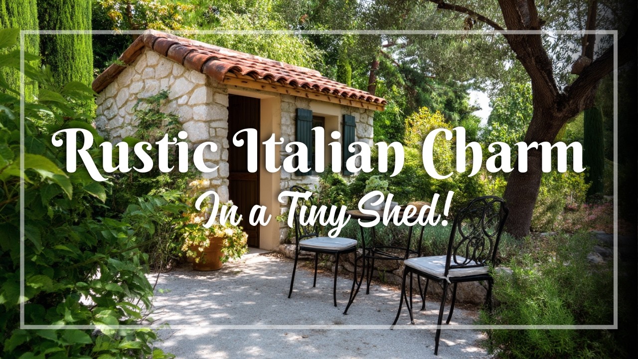 Mediterranean Garden Shed Ideas: Rustic Italian Style in Small Spaces ...