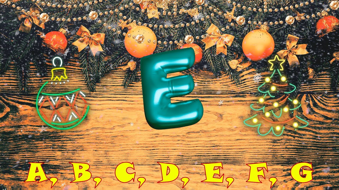 🎅 Merry Christmas Babys Alphabet Song For Kids, Children, Toddlers ...