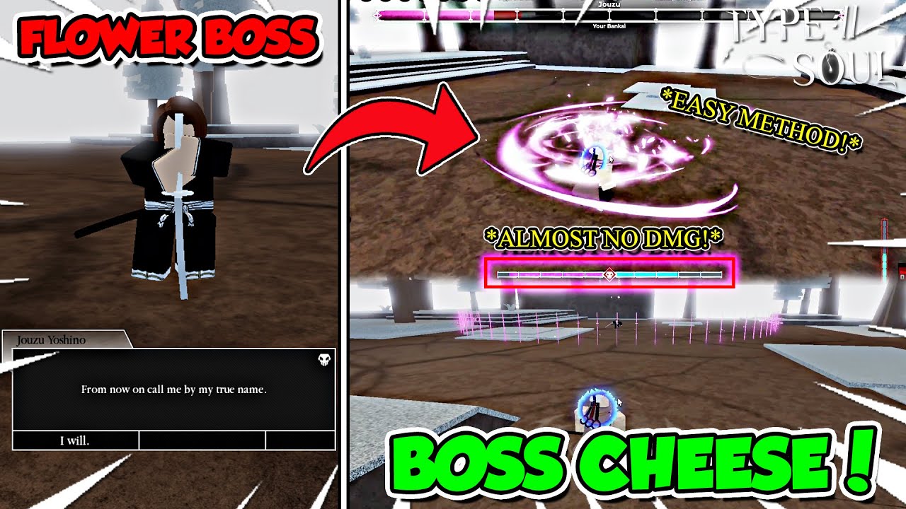 Type Soul *NEW* How To Cheese/Kill Flower Bankai Boss Rework Fast ...