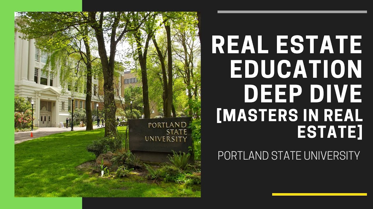 Master of Science in Real Estate at Portland State University - YouTube