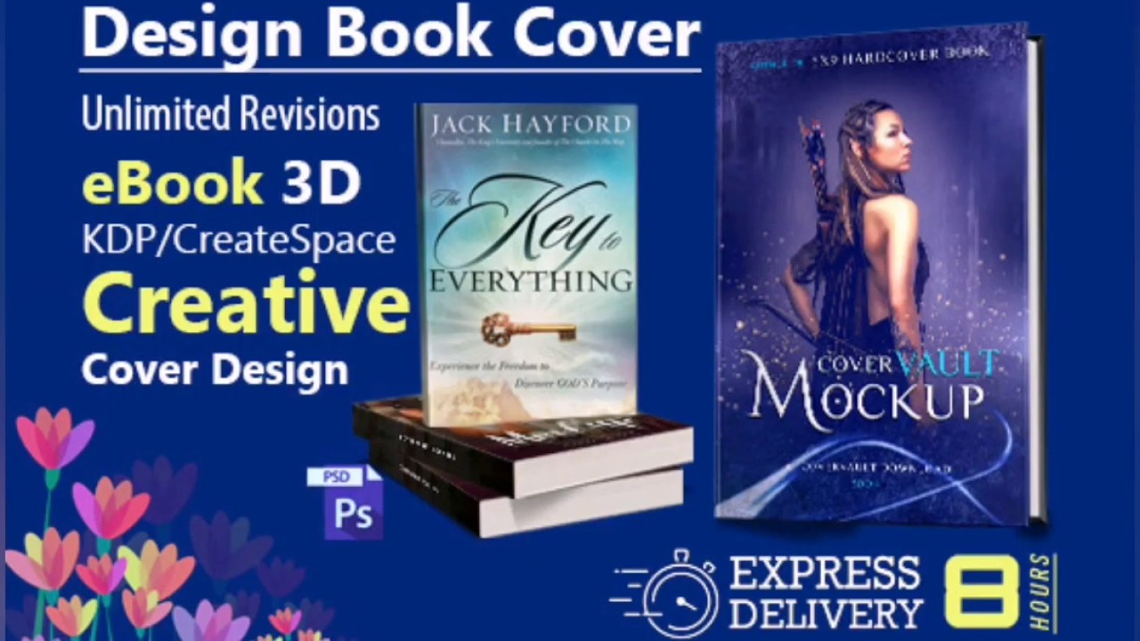 Book Cover Design, Professional eBook Front, Back and Spine | Blogueur ...
