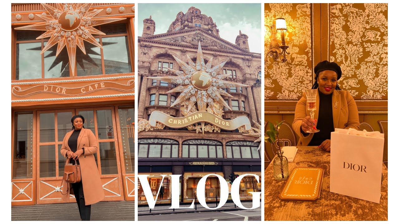 Dior cafe Harrods| Inside the Dior exhibition London| Things to do in ...