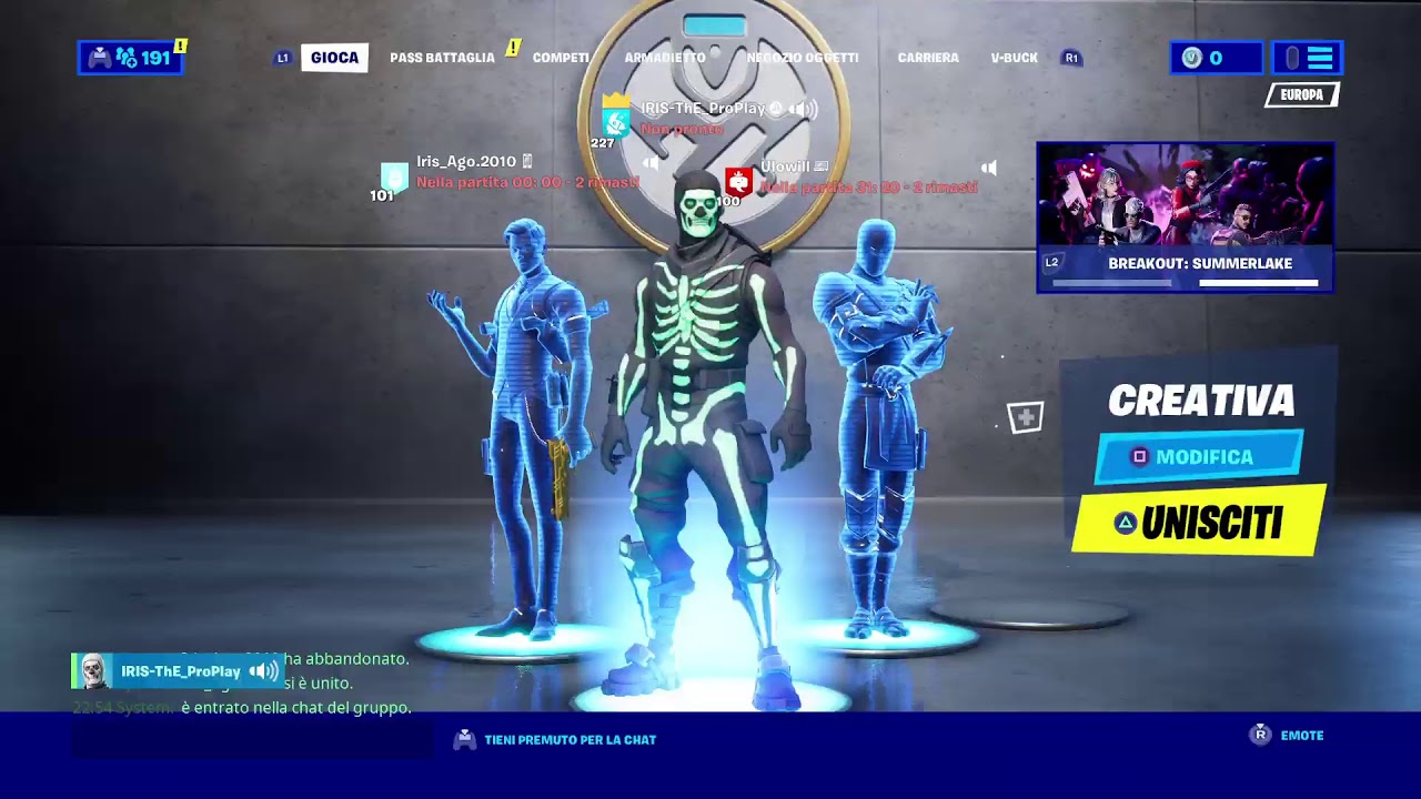 Live su Fortnite Codice Cap vs Codice Zerbi vs Codice OCTYPFI - YouTube