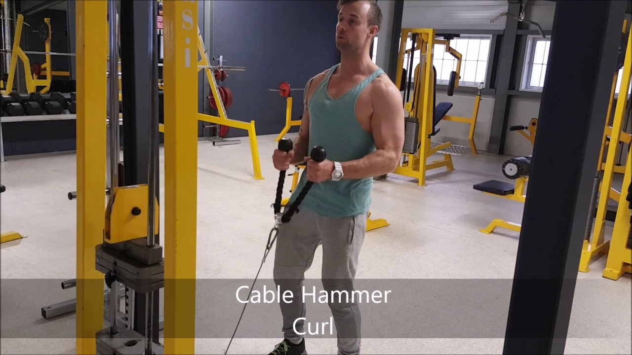 Hoe doe je de Cable Hammer Curl - YouTube