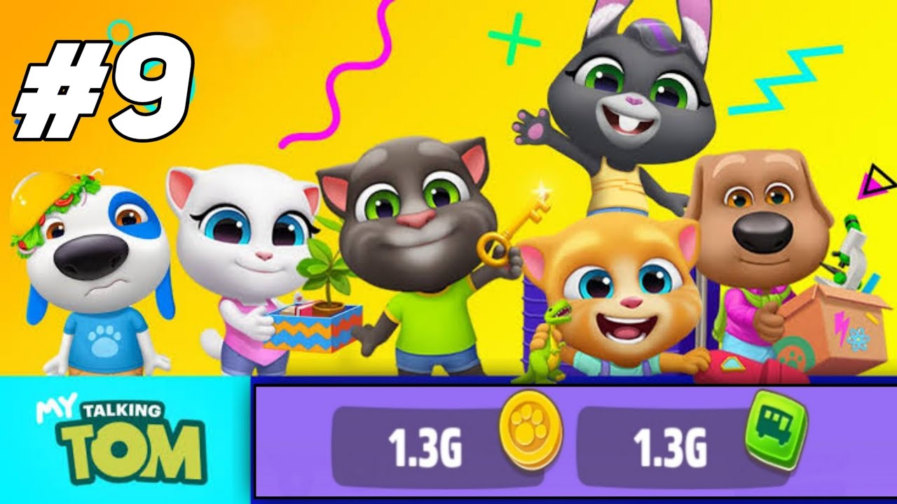 Unlimited Money - My Talking Tom Friends - part 9 - GAMEPLAY 4U - YouTube