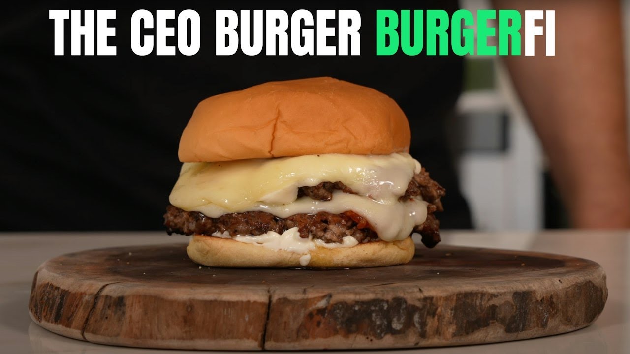 BurgerFi CEO Burger Copycat Smash Burger | Ft Guga Foods - YouTube