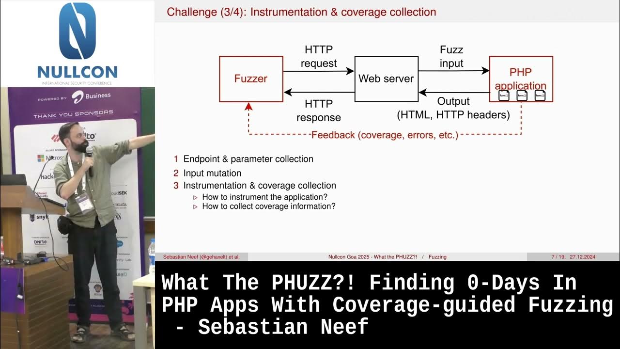 Nullcon Goa 2025: What The PHUZZ?! Finding 0-Days In PHP Apps wt Coverage-guided Fuzzing ...