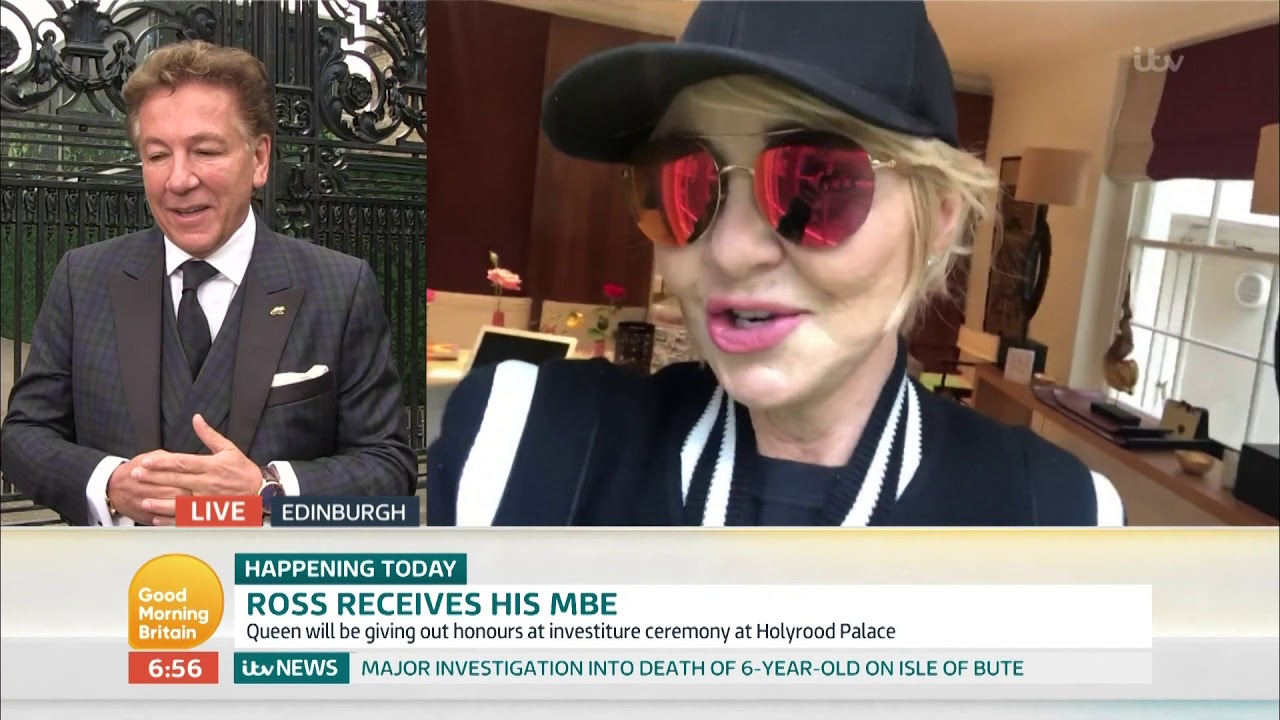 Ross King Receives His MBE | Good Morning Britain - YouTube