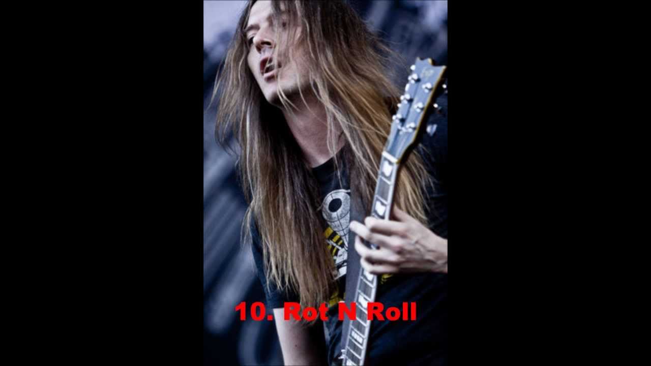 Bill Steer Top 13 Carcass solo's - YouTube