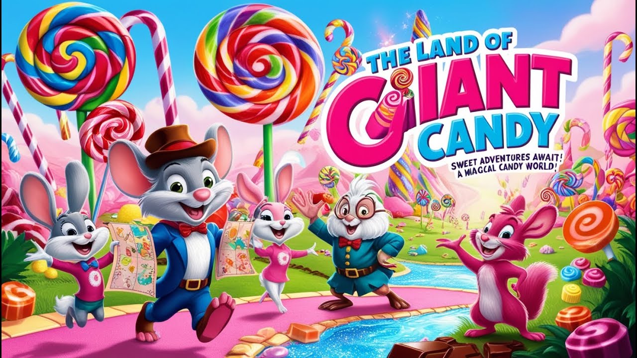 The Land of Giant Candy |Magical Pixar-Style Adventure for Kids |Fun ...