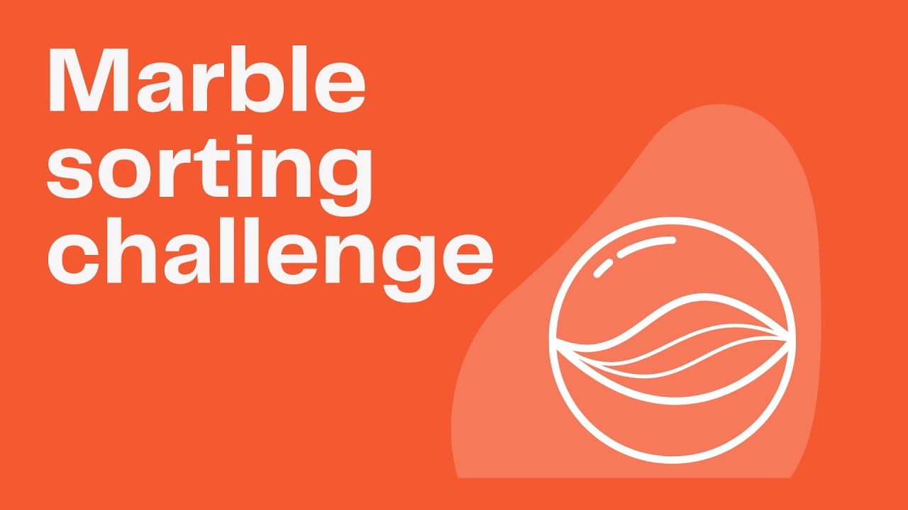 Marble sorting challenge - YouTube