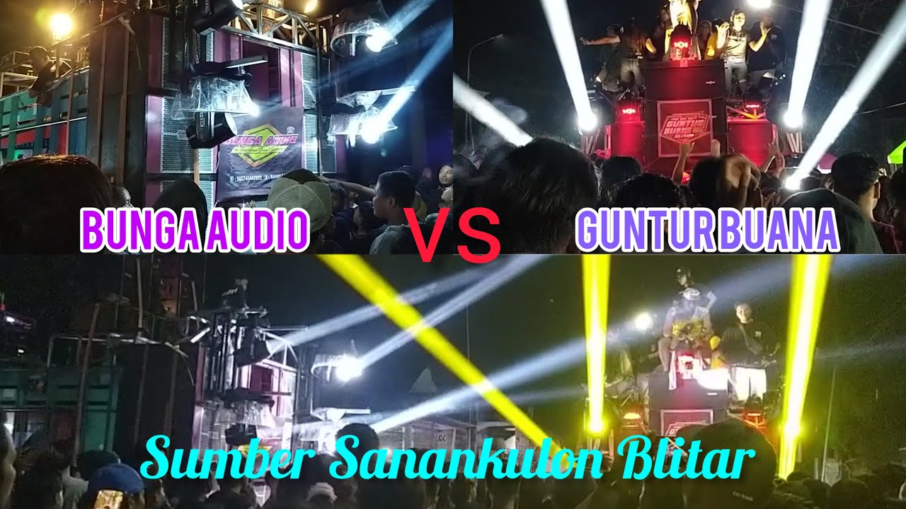 BUNGA AUDIO vs GUNTUR BUANA MINIATUR SUMBER SANANKULON BLITAR - YouTube