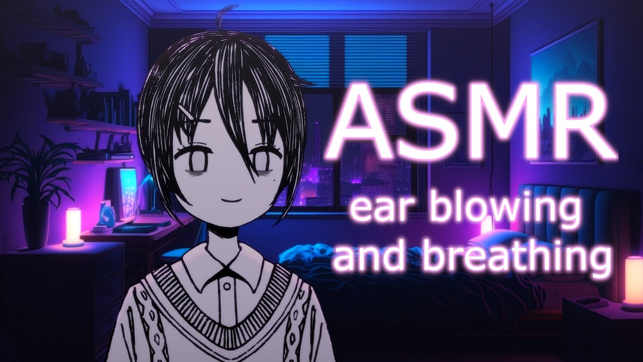 【ASMR】ear blowing, ear cleaning, and breathing sounds - YouTube
