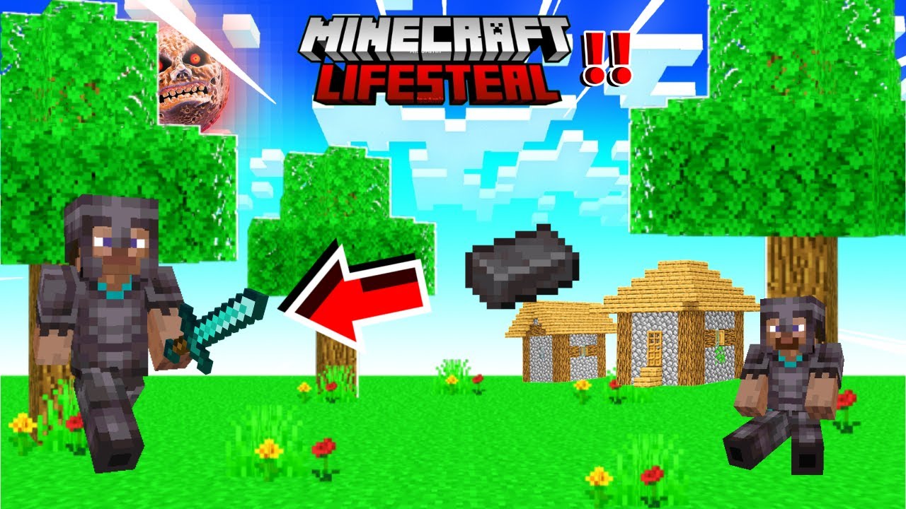CRAFTING NETHERITE ARMOUR IN LIFE STEAL SMP !!! || Minecraft - YouTube