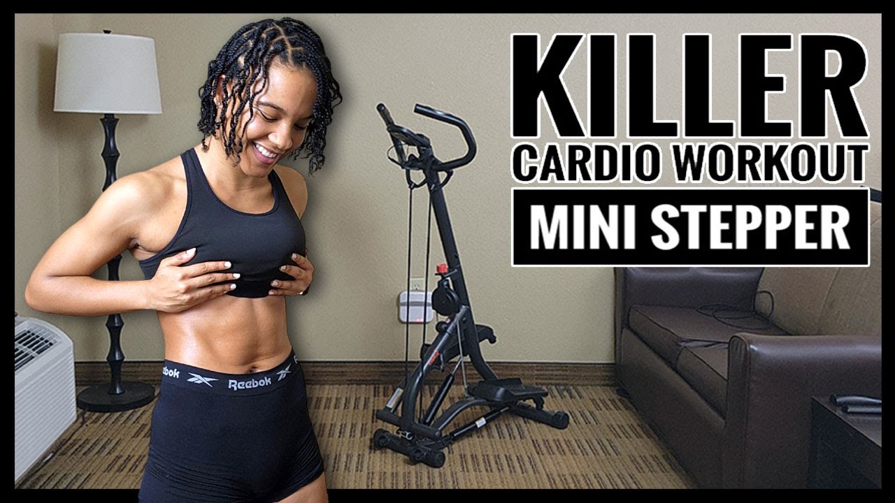 30 Minute Mini Stepper Workout with Resistance Bands for Killer Cardio ...