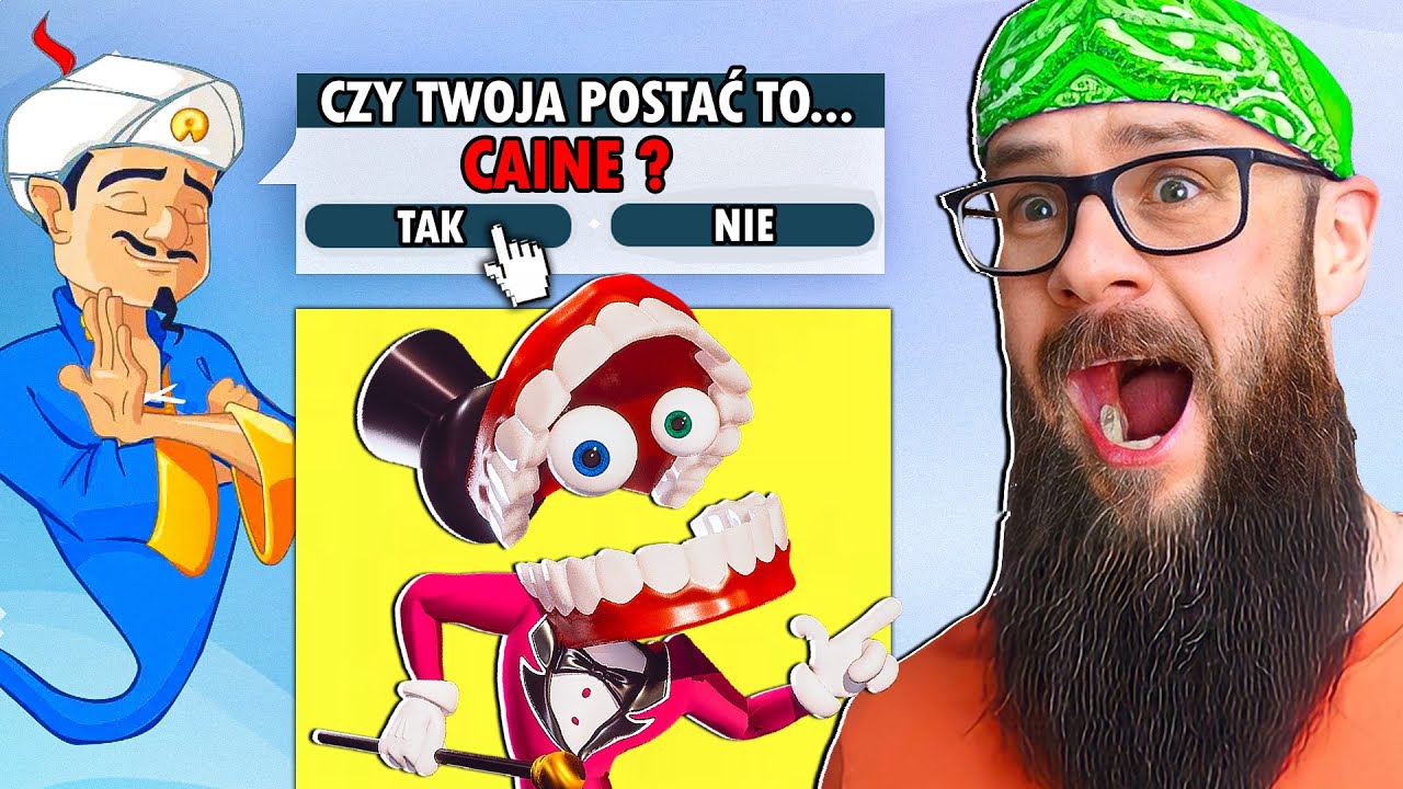 Czy „AKINATOR” Zna *WSZYSTKIE NOWE POSTACIE* z NIESAMOWITY CYFROWY CYRK ...