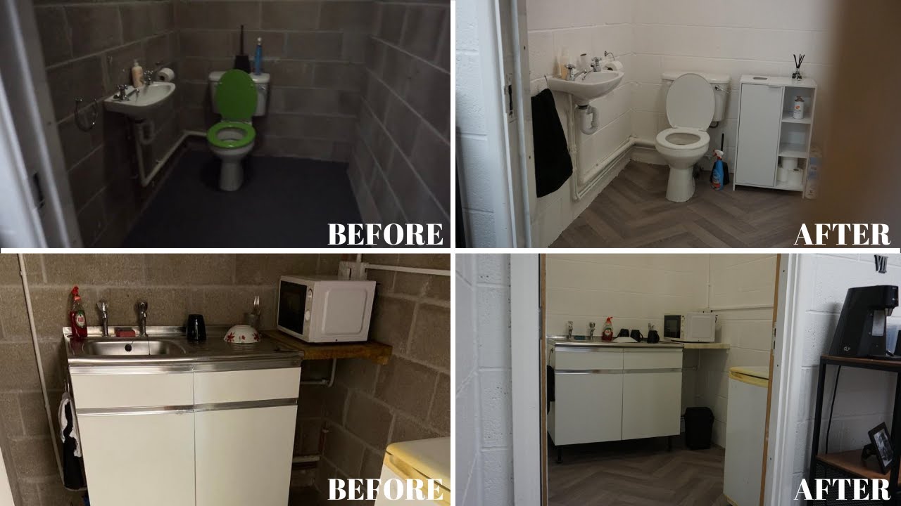 Toilet and Kitchen! Unit Update. - YouTube