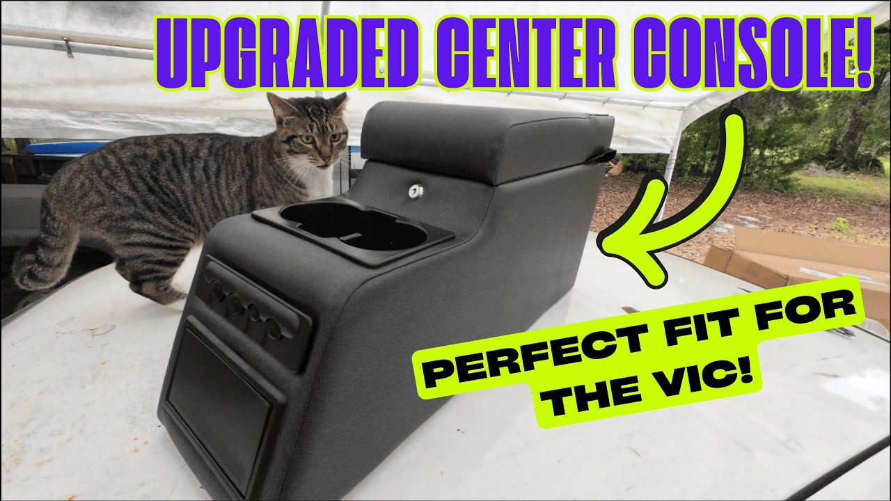 DIY Center Console Install In The Crown Vic: HUGE Upgrade! - YouTube