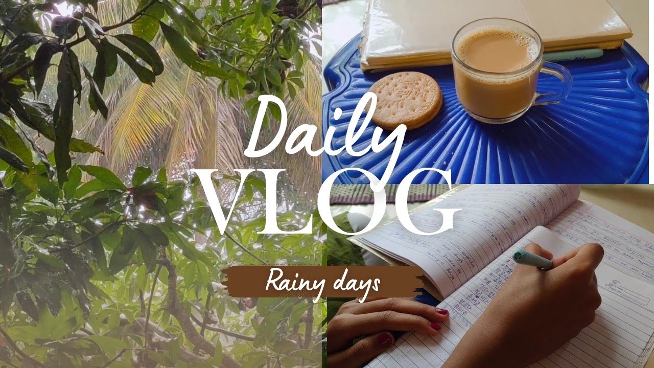 Daily vlog 🎀|studies 📚| rainy days🌧️|asethetic vlog,🤍|realistic🍃|#dailyvlog #asethetic # ...