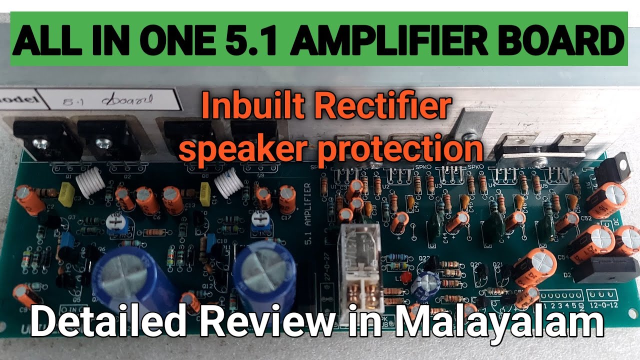 #ALL IN ONE 5.1 AMPLIFIER BOARD #amplifierboard #5.1 amplifier board ...