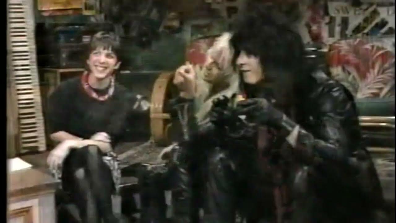 Vince Neil & Nikki Sixx from Motley Crue, MTV Interview 1983 with Martha Quinn, My Old VHS Tapes ...