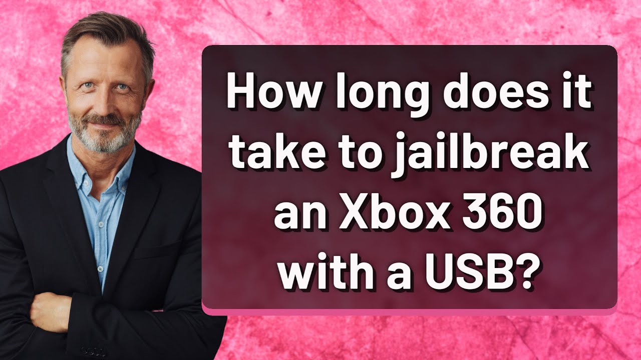 How long does it take to jailbreak an Xbox 360 with a USB? - YouTube