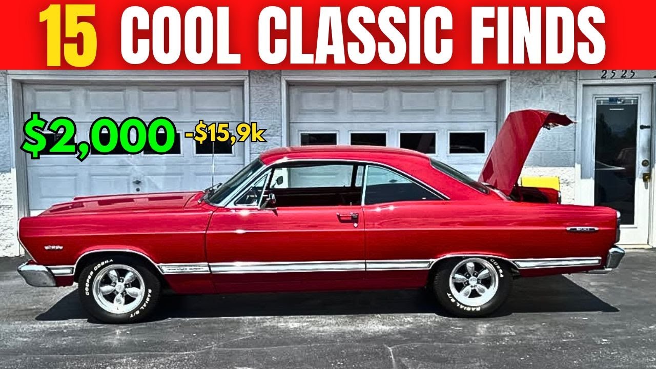 15 Classic Cars Priced to Sell by Owners! Discover Legendary Rides ...
