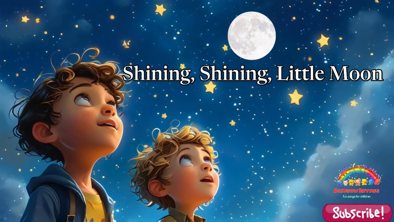 Shining, Shining, Little Moon - Nursery Rhymes & Kids Songs - YouTube