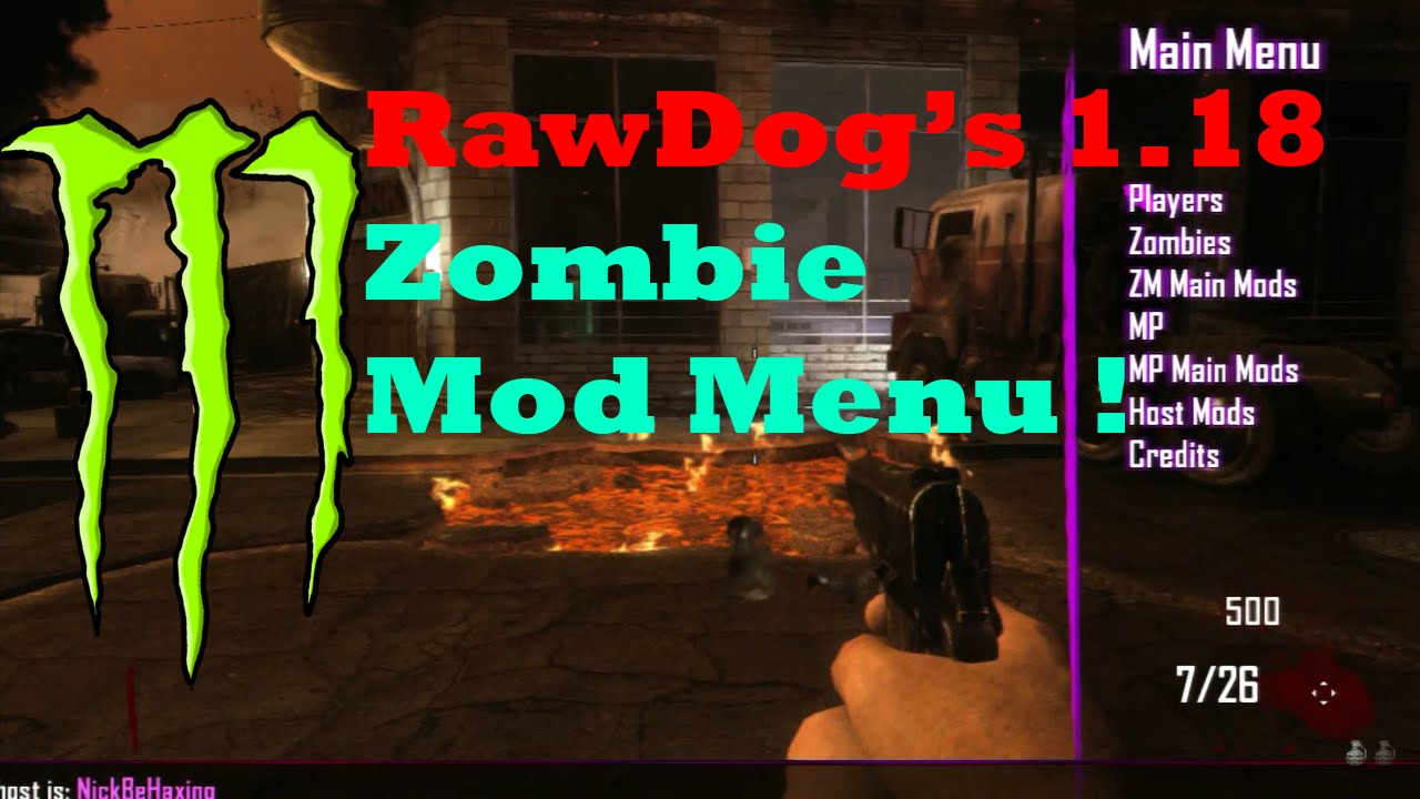 [PS3/BO2] RawDog's 1.18 Zombie Mod Menu - YouTube