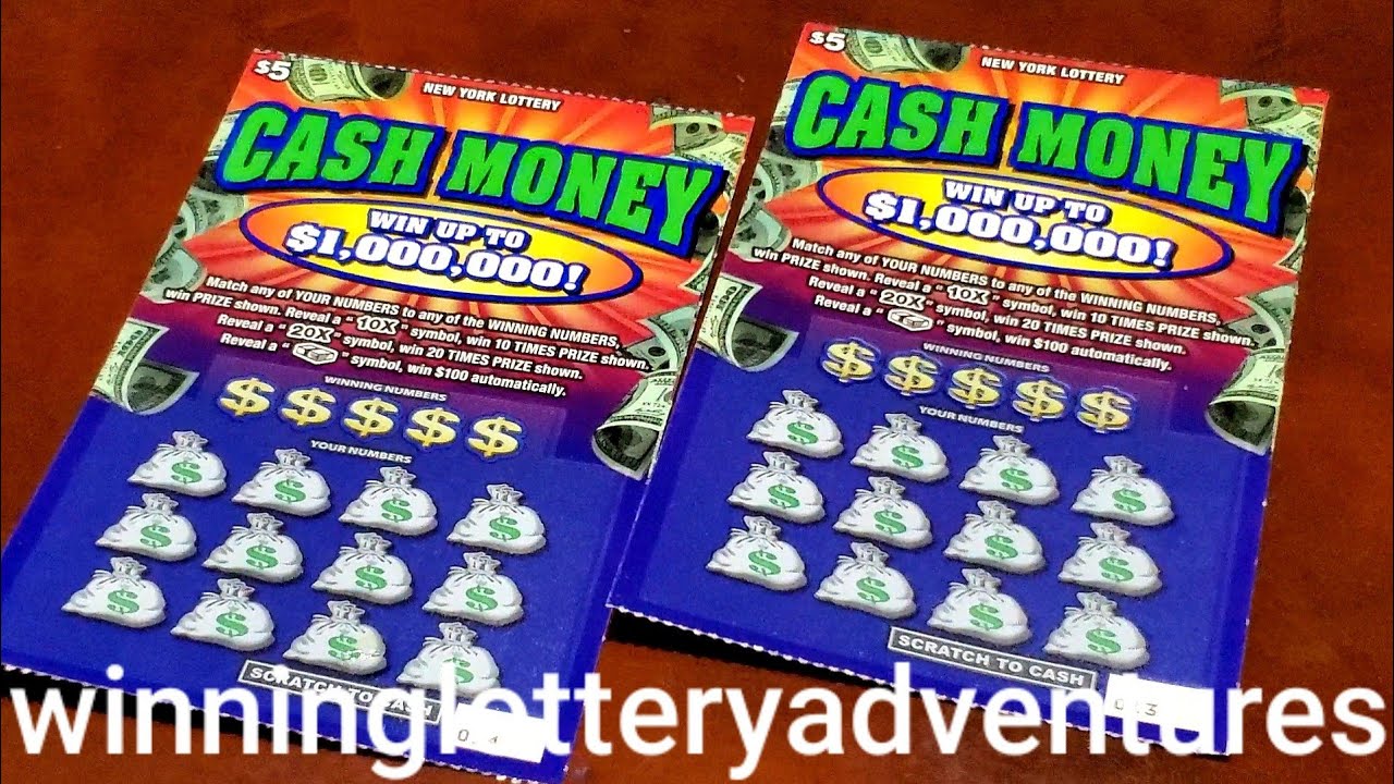 CASH MONEY $5 NY LOTTERY SCRATCH OFFS (Set of 2) - YouTube