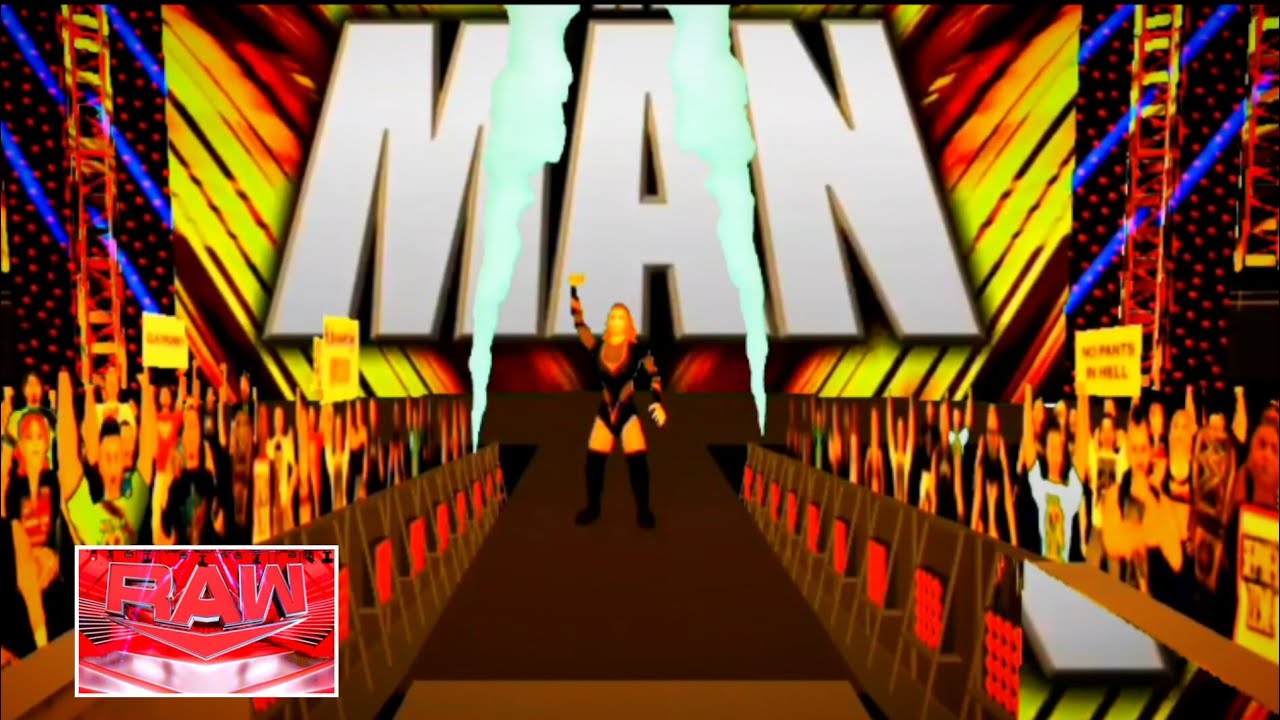 Becky Lynch entrance on RAW from the last episode of wr3d Universe mode ...