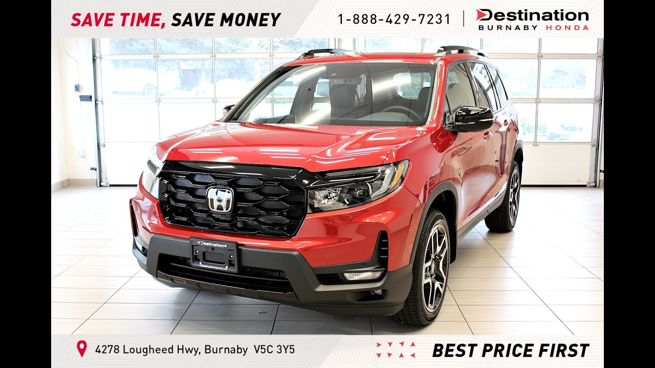 2022 Honda Passport Touring - Radiant Red Metallic II - YouTube