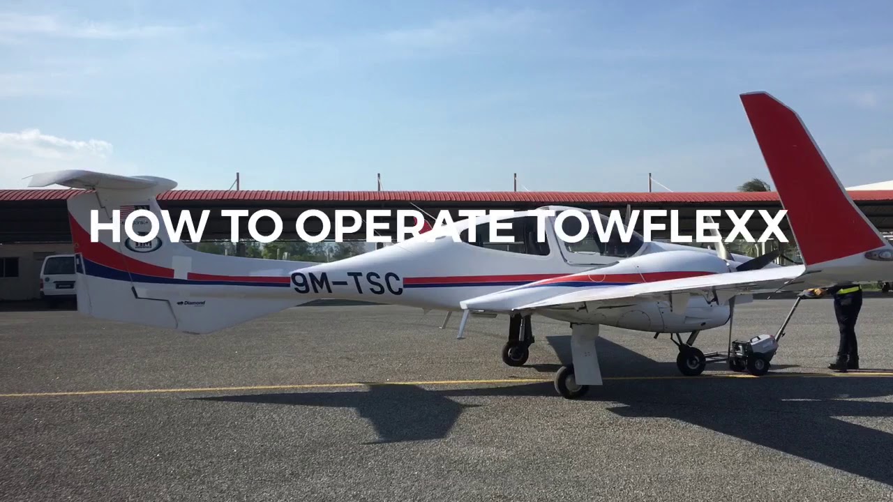 How To Use TowFlexx | Aircraft Tugging - YouTube